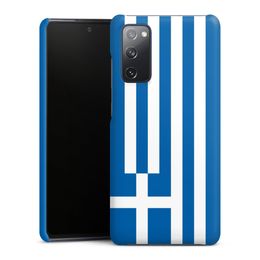 DeinDesign Galaxy S20 FE Handy Premium Case Smartphone Handyh&uuml;lle Schutzh&uuml;lle matt Greece Flag Premium Case