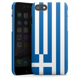 DeinDesign iPhone SE (2020) Handy Premium Case Smartphone Handyh&uuml;lle Schutzh&uuml;lle matt Greece Flag Premium Case