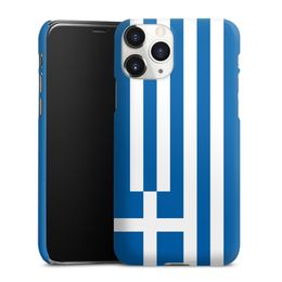 DeinDesign iPhone 11 Pro Handy Premium Case Smartphone Handyh&uuml;lle Schutzh&uuml;lle matt Greece Flag Premium Case
