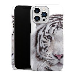 DeinDesign iPhone 13 Pro Handy Premium Case Smartphone Handyh&uuml;lle Schutzh&uuml;lle matt Snow Winter Tiger Premium Case