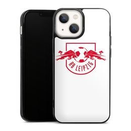 DeinDesign iPhone 13 Mini Handy Slim Case extra d&uuml;nn Silikon Handyh&uuml;lle schwarz H&uuml;lle Official Licensed Product Rb Leipzig Logo Silikon Slim Case
