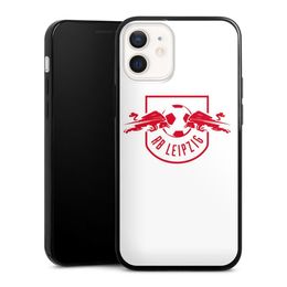 DeinDesign iPhone 12 mini Handy Slim Case extra d&uuml;nn Silikon Handyh&uuml;lle schwarz H&uuml;lle Official Licensed Product Rb Leipzig Logo Silikon Slim Case