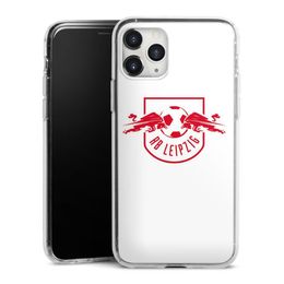 DeinDesign iPhone 11 Pro Max Handy Silikon H&uuml;lle Case transparent Handyh&uuml;lle Official Licensed Product Rb Leipzig Logo Silikon Case