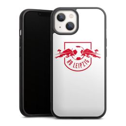 DeinDesign iPhone 13 Handy Gallery Case Handyh&uuml;lle 9H Geh&auml;rtetes Glas R&uuml;ckseite H&uuml;lle Official Licensed Product Rb Leipzig Logo Gallery Case