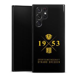DeinDesign Galaxy S22 Ultra Handy Silikon H&uuml;lle Case schwarz Handyh&uuml;lle Official Licensed Product Sgd Sg Dynamo Dresden