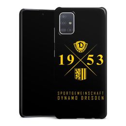 DeinDesign Galaxy A51 Handy Premium Case Smartphone Handyh&uuml;lle Schutzh&uuml;lle gl&auml;nzend Official Licensed Product Sgd Sg Dynamo Dresden Premium Case
