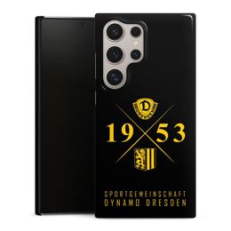 DeinDesign Galaxy S24 Ultra Handy Premium Case Smartphone Handyh&uuml;lle Schutzh&uuml;lle gl&auml;nzend Official Licensed Product Sgd Sg Dynamo Dresden Premium Case