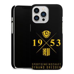 DeinDesign iPhone 13 Pro Handy Premium Case Smartphone Handyh&uuml;lle Schutzh&uuml;lle matt Official Licensed Product Sgd Sg Dynamo Dresden Premium Case