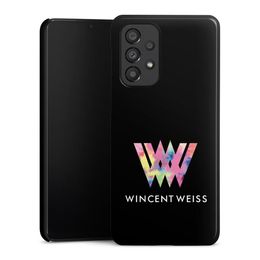 DeinDesign Galaxy A33 5G Handy Premium Case Smartphone Handyh&uuml;lle Schutzh&uuml;lle gl&auml;nzend Music Wincent Weiss Official Licensed Product Premium Case