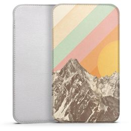 DeinDesign iPhone 16 Pro Max Handy H&uuml;lle Tasche Sleeve Socke Schutzh&uuml;lle Sunshine Mountain Retro Sleeve