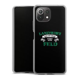 DeinDesign Xiaomi Mi 11 Lite 5G NE Handy Silikon H&uuml;lle Case transparent Handyh&uuml;lle Tractor Farmer Wisdom Silikon Case