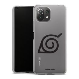 DeinDesign Xiaomi Mi 11 Lite 5G NE Handy Silikon H&uuml;lle Case transparent Handyh&uuml;lle Konoha Shinobi Naruto Shippuden Silikon Case