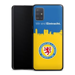 DeinDesign Galaxy A51 Handy Hard Case Schutzh&uuml;lle schwarz Smartphone Backcover Logo Eintracht Braunschweig Official Licensed Product Hard Case
