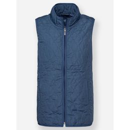 WITT Damen Steppweste mit leichter Wattierung, jeansblau, Gr&ouml;&szlig;e 38