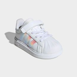 M&auml;dchen Sneaker "STREETTALK EL I", adidas Sportswear, Gr. 19ftwwht1, irides, cwei&szlig;, Synthetik, Schuhe, inspiriert vom Design des adidas superstar,