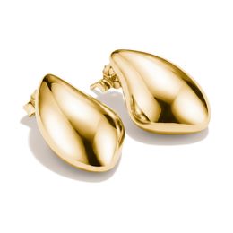Thomas Sabo Damen Paar Ohrstecker "Gro&szlig;e Tropfenohrringe gelbgoldfarben", Metallgelbgoldfarben, Metall, Ohrringe
