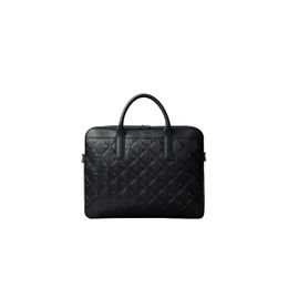 Calvin Klein Aktentasche "EMBLEM AOP DEBOSS COMMUTER", schwarz, Lederimitat, bedruckt, Taschen, Unisex Businesstasche, Laptoptasche mit abnehmbarem
