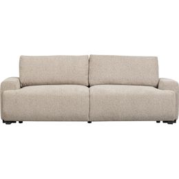 Schlafsofa Woood, B:239cm H:85cm T:107cmnatur, melange, Wohnzimmer, Sofas, "Night & Day Melange-Webstoff mit Schlaffunktion, H85 x B239 x T107 cm",