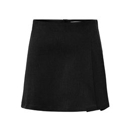 Only Damen Minirock "ONLSULAJMA HW PLEAT SKIRT CC TLR"schwarz, Gr. 40, unifarben, Web, Obermaterial: 69% Polyester, 28% Viskose, 3% Elasthan, R&ouml;cke,