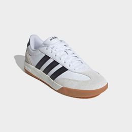 Herren Sneaker "VL COURT 00S", adidas Sportswear, Gr. 42,5cloud wei&szlig;, core schwarz, orbit grau, Leder, Synthetik, Schuhe