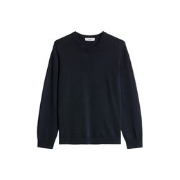 Marc O'Polo Herren Rundhalspullover "aus reiner Bio-Baumwolle", schwarz, Gr. XL, MARC O'POLO DENIM, unifarben, Obermaterial: 100% Baumwolle, Pullover