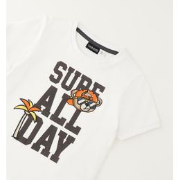 sarabanda Jungen T-Shirt "BABY BOY SUMMER T-SHIRT"optical wei&szlig;, Gr. 110, 100% Baumwolle, Shirts