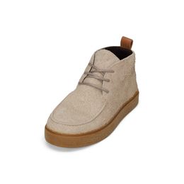 Marc O'Polo MARC O'POLO Herren Stiefelette "aus langflorigem Velours-Rindleder", Gr. 44light taupe, Obermaterial: 100% Leder, unifarben, Schuhe