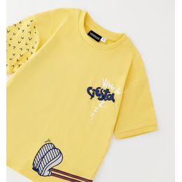 sarabanda M&auml;dchen T-Shirt "BABY BOY SUMMER T-SHIRT", gelb, Gr. 86, 100% Baumwolle, Shirts