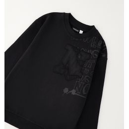 sarabanda Jungen Sweatshirt "BOY SWEATER", schwarz, Gr. 140, 100% Baumwolle, Sweatshirts