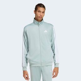 Herren Trainingsjacke "DAYREADY TRACK"wonder sage, Gr. L, adidas Sportswear, Obermaterial: 100% Polyester, Jacken