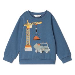 Tchibo - Kinder-Sweatshirt mit angerauter Innenseite - Jungen - Gr. 98/104 - blau