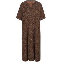 Green Cotton - Jersey-Kleid Dorthe, schwarz, Gr. 36 / S - Baumwolle