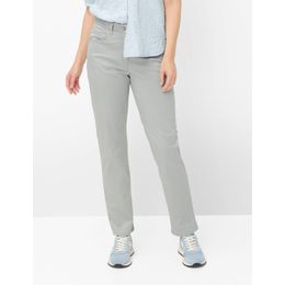 Raphaela by Brax Damen Five-Pocket-Hose Style CORRY SMOKE, grau, Gr. 36