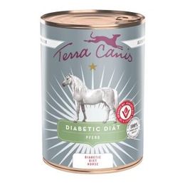 Terra Canis Nassfutter Hund Diabetic Di&auml;t Pferd 6x400 g