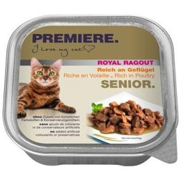 Premiere Royal Ragout Nassfutter Senior Reich an Gefl&uuml;gel 64x100 g