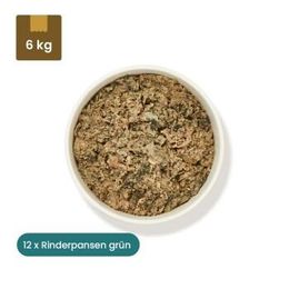 haustierkost.de Rinderpansen gr&uuml;n Frostfutter 12 x 500 g
