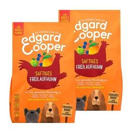 Edgard & Cooper Hundefutter, f&uuml;r ausgewachsene Hunde, Freilandhuhn 2x12 kg
