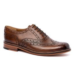 Chapman & Moore Oxford Brogue Leder Herren Mahagoni Schuhe