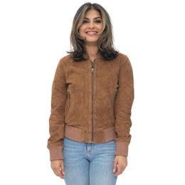 Damen MA-1 Wildleder Bomberjacke-Arnhem