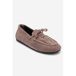 Lorven Leder Schn&uuml;rung Loafer Damen