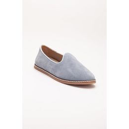 Istanbul Wildleder Leder Slip-On Flache Schuhe Damen