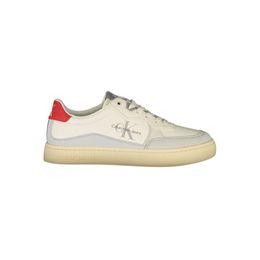Calvin Klein Wei&szlig;e Polyurethan Herrensneaker