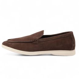 Robuste Slip-On-Loafer f&uuml;r Herren in Braun mit gepolsterter Innensohle