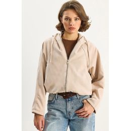 Kapuzensandwich-Jacke