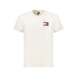 Tommy Hilfiger Wei&szlig;es Baumwoll-Herren-T-Shirt