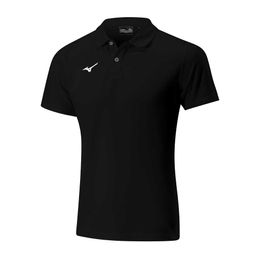 Mizuno - "Shizuoka Free Time" Poloshirt f&uuml;r Herren (Schwarz)