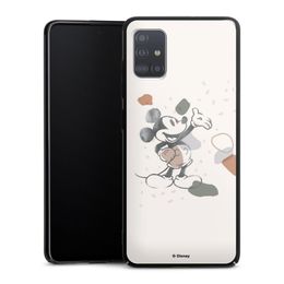 DeinDesign Galaxy A51 Handy Hard Case Schutzh&uuml;lle schwarz Smartphone Backcover Official Licensed Product Disney Mickey Mouse Hard Case