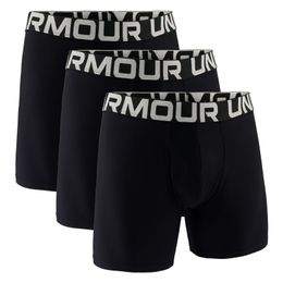 Under Armour UA PERFORMANCE TECH - SOLID 6 IN 3PK Herren Boxershort