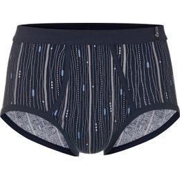 Herren Slip marine-bedruckt, Gr&ouml;&szlig;e 6