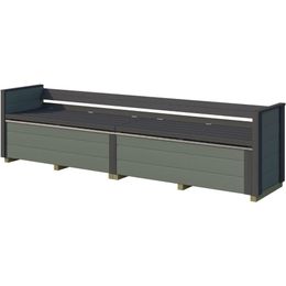 Weka Sitztruhe Killarney Graugr&uuml;n-Antharzit, Nein, 235 cm